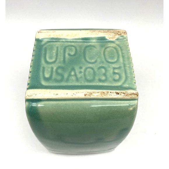 UPCO | Accents | Vtg Uppco 35 Pottery Planter Seafoam Green Mcm Drip ...